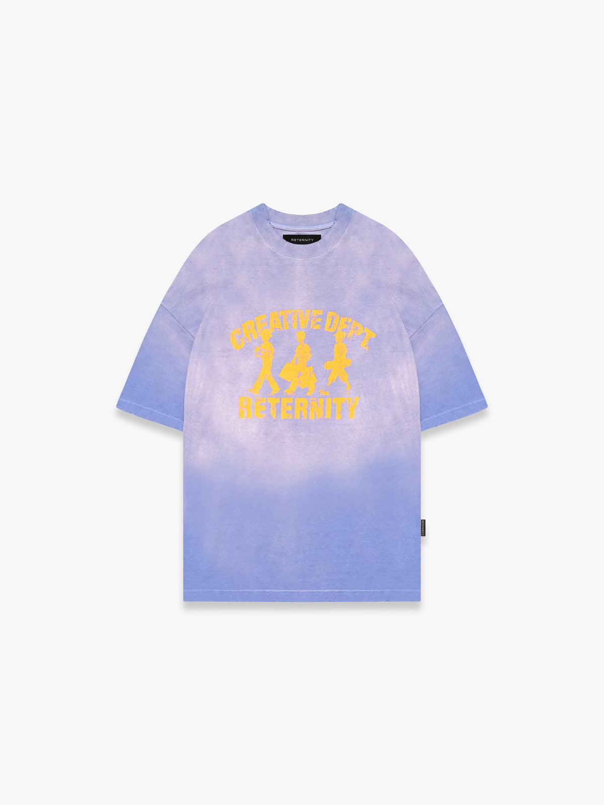 CREATIVE DEPT LOGO T-SHIRT - WASHED PURPLE