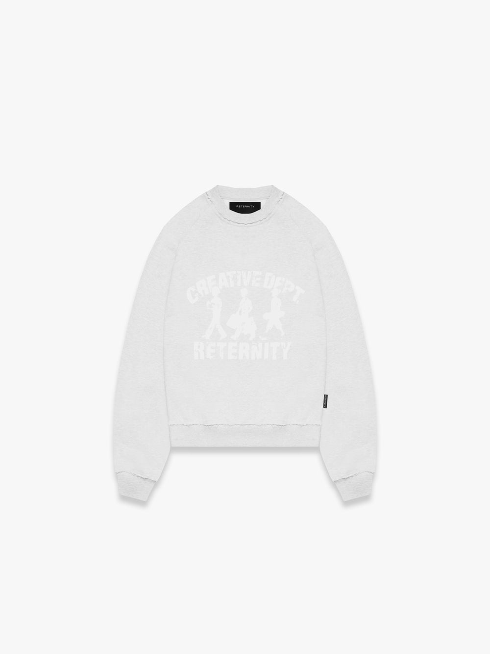 CREATIVE DEPT LOGO CREWNECK - MELANGE GREY