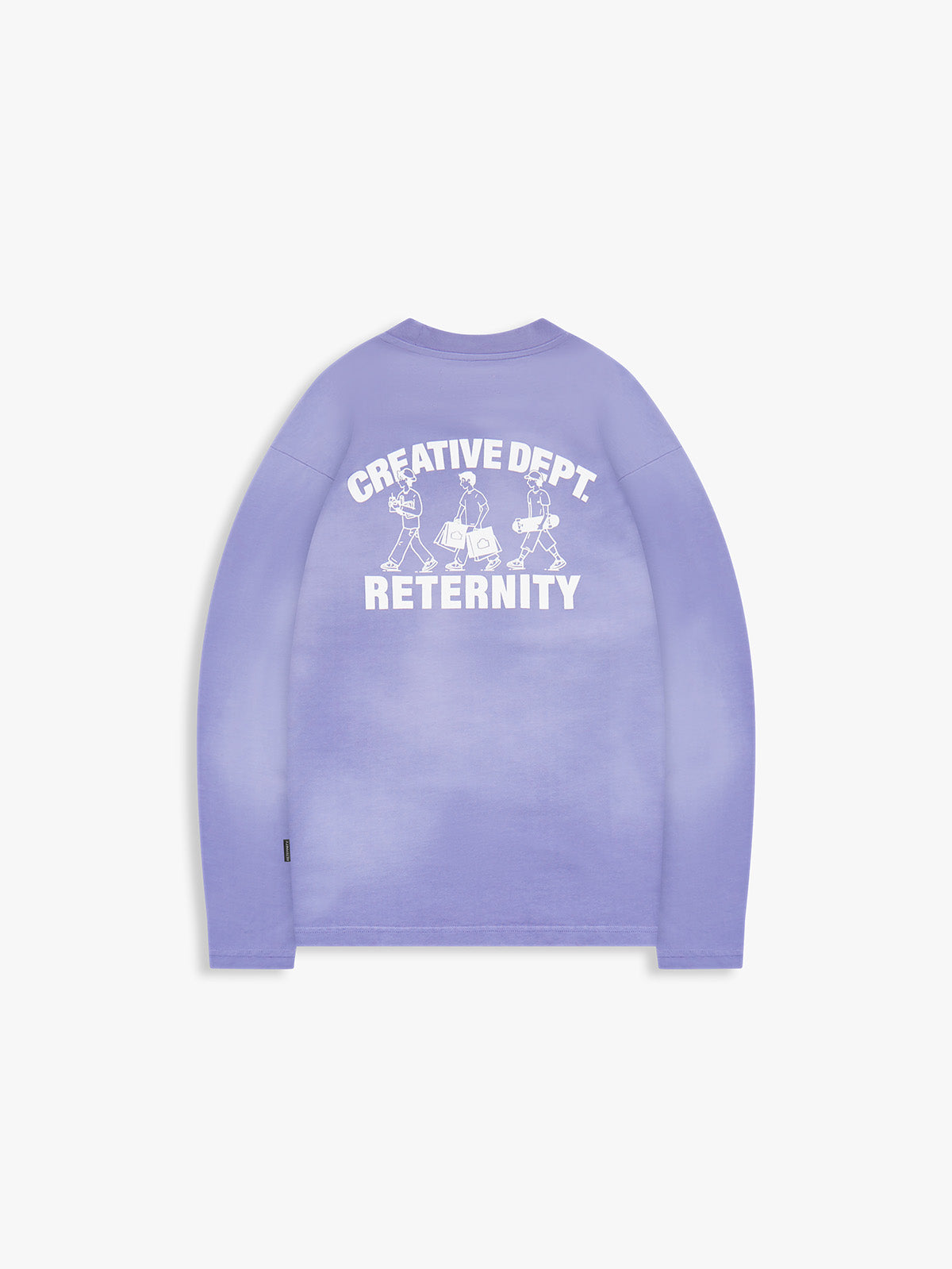 CREATIVE DEPT LOGO LONGSLEEVE - WASHED PURPLE