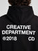 CREATIVE DEPT ZIP-HOODIE - BLACK