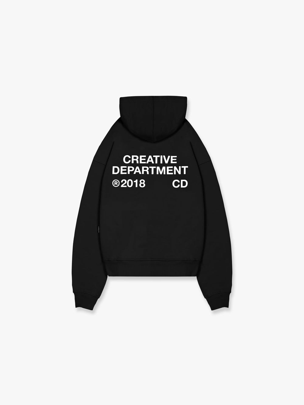 CREATIVE DEPT ZIP-HOODIE - BLACK